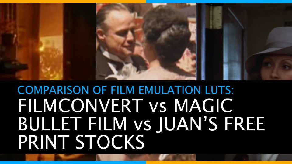 Comparison of Film Emulation LUTs - Filmconvert vs Magic Bullet Film vs ...