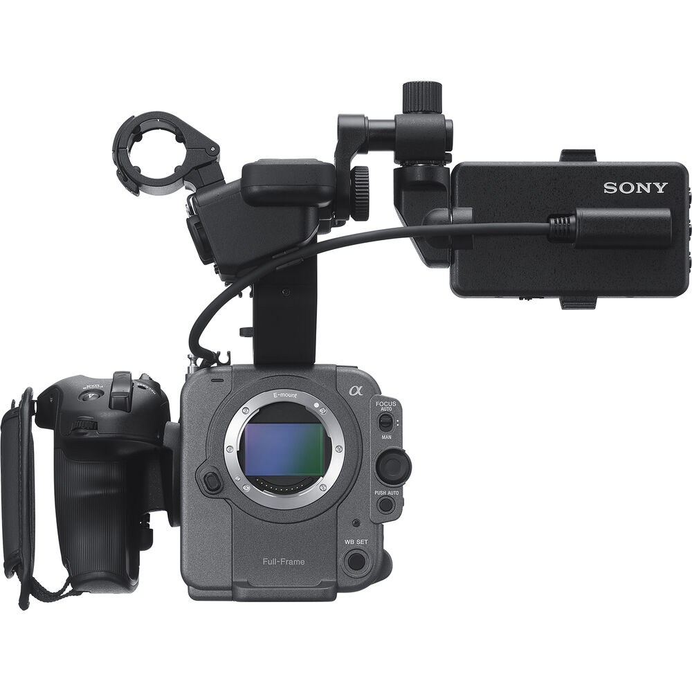 Sony FX6 with handle and monitor | wolfcrow
