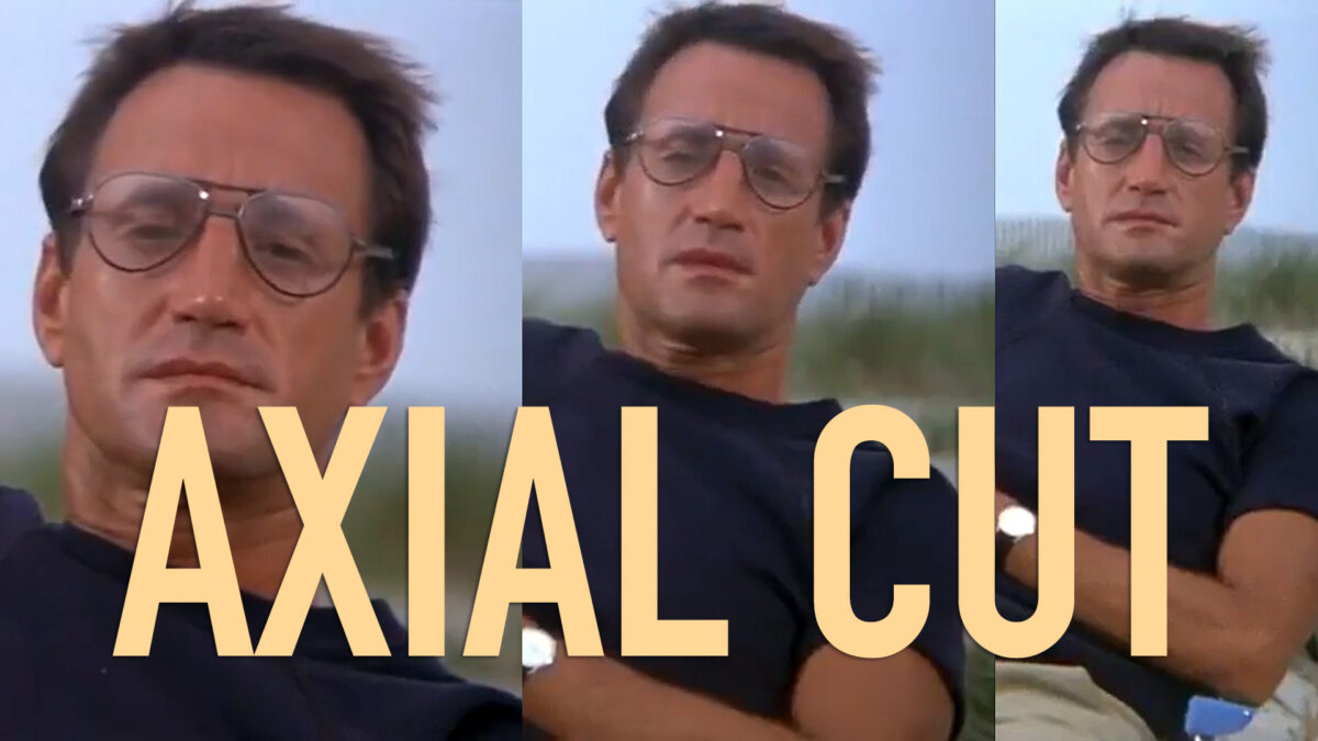 What is an Axial Cut and how is it used in Film?